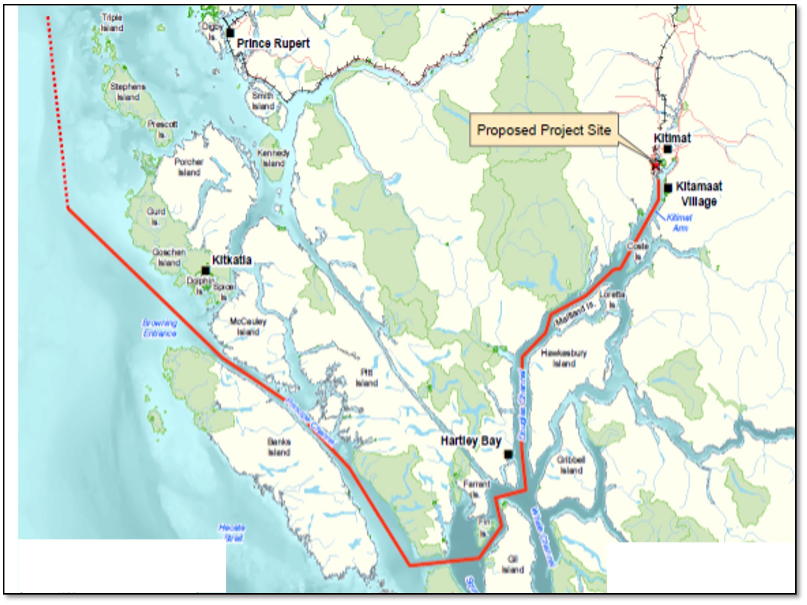 LNG Carrier Passage for LNG Canada - Gitxaala Nation