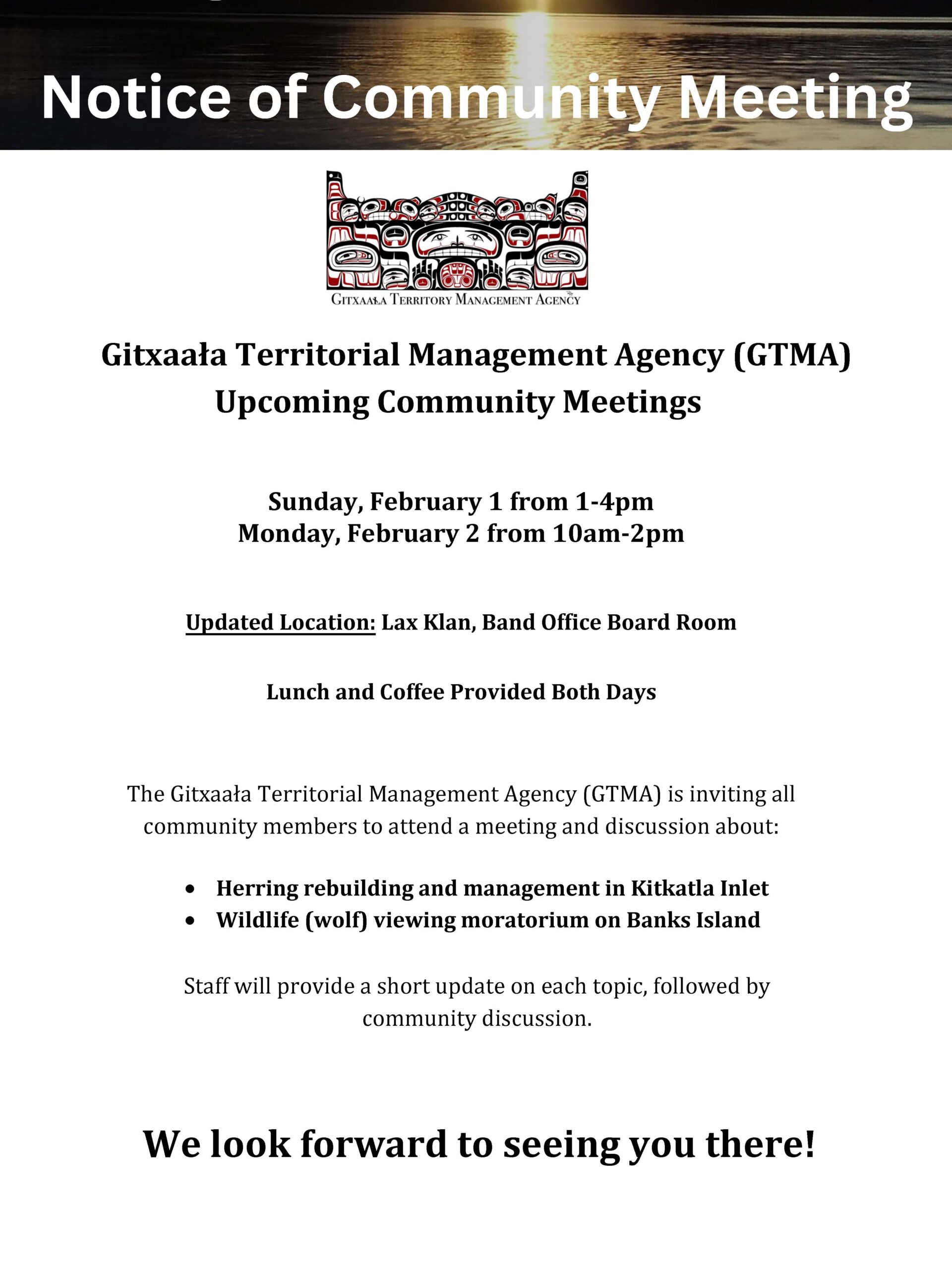GTMA Community Meeting Notice - Band Office Board Room (Location Update ...